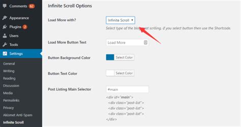 Infinite Scroll Ajax Loading Button Plugin For Any Theme WP Missing