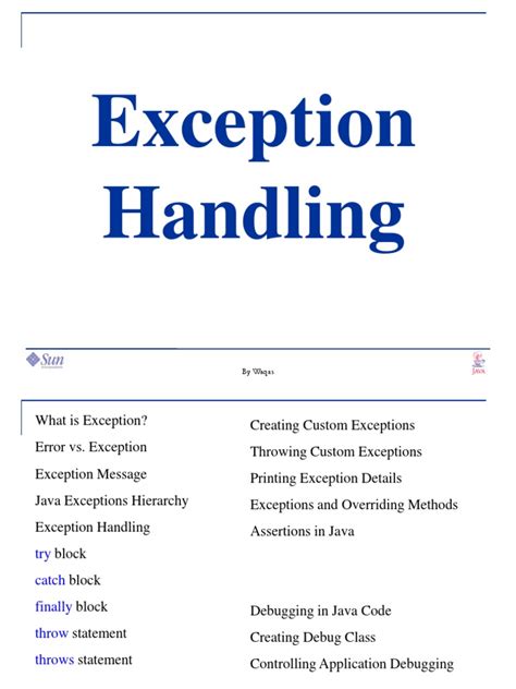 comprehensive guide to exception handling in java creating custom exceptions printing