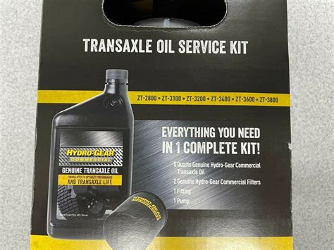 Hydro Gear Commercial Transaxle Oil Service Kit Zt