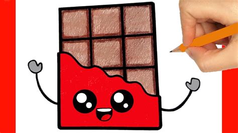 COMMENT DESSINER UN CHOCOLAT KAWAII YouTube
