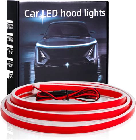 Amazon Dickno 79 Car Hood Light Strip Flexible Dynamic Daytime