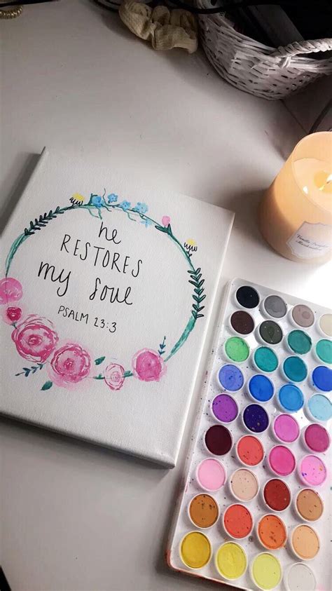 Watercolor Bible Verse Painting Bible Verse Painting Bible Verse