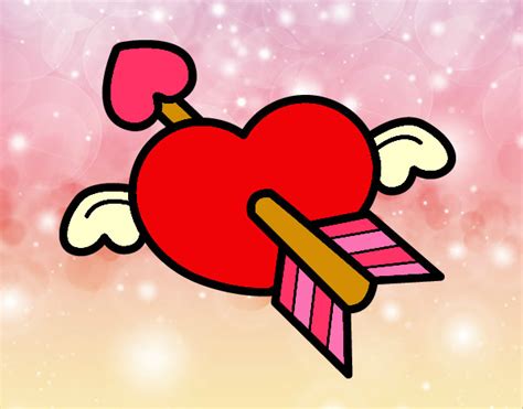 Dibujo De Corazon De San Valentin Pintado Por Ana En Dibujos Net El