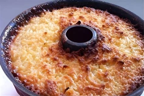 Bolo De Aipim Coco Delicioso E Muito F Cil S Misturar Os