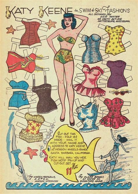 I Love Katy Keene Photo Paper Dolls Vintage Paper Dolls Paper Dolls Printable