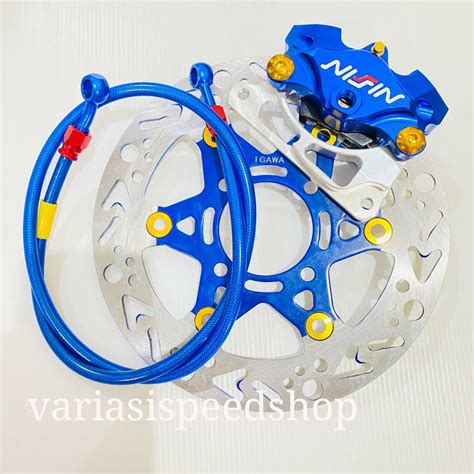 Jual Disc Piringan Sunstar Non Floating 220mm Plus Breket Kaliper
