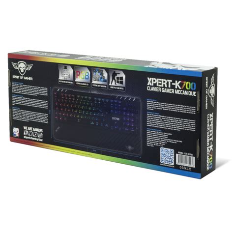 Clavier Spirit of Gamer Mécanique LED RGB XPERT K700