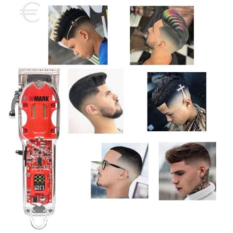 Máquina De Corte Wmark Ng 407 Profissional Acabamento Barba no Shoptime