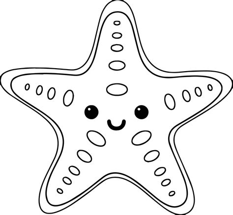 Dibujos De Estrella De Mar Sonriendo Para Colorear Para Colorear Porn