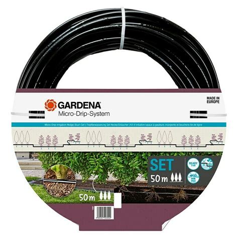 GARDENA Micro Drip System Start Set Sträucher und Hecken 50m Geeignet