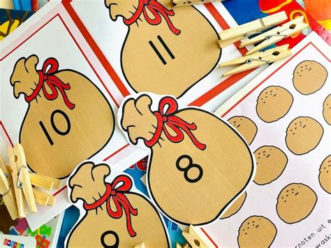 Rijmen Kerst Bewegend Leren Juf Joni Sinterklaas Thema Pepernoten