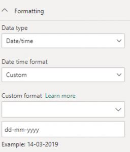 How To Use Custom Formats In Power BI Select Distinct Limited