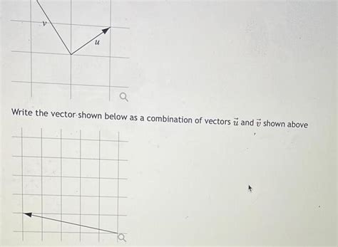 [answered] u write the vector shown below as a combination of vectors u kunduz