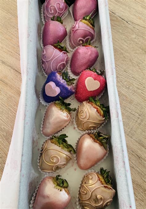 Fresas Decoradas Con Chocolate Sweet Angel