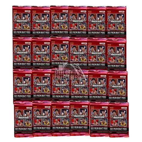2021 22 Panini Prizm Draft Picks Collegiate Basketball Mega Box 24 Pack