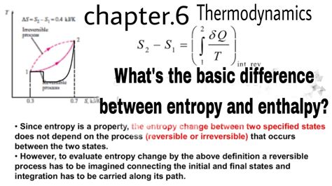Entropy Change In Chapter 6 Entropy Thermodynamics L Relationship