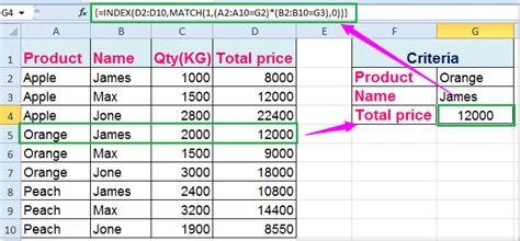 How To Vlookup Value With Multiple Criteria In Excel