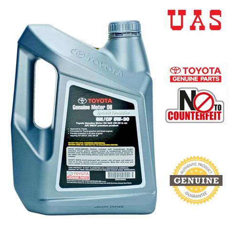 TOYOTA Semi Synthetic SN CF 5W30 Engine Oil 4Litre