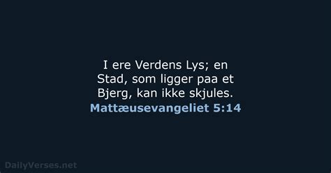Juli Dagens Bibelvers Da Matt Usevangeliet