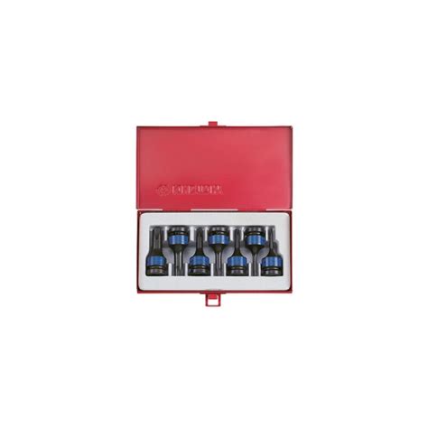 KING TONY Coffret De Douilles Choc Torx 1 2 T25 T60