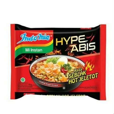 Mie Instant Indomie Hype Abis Rasa Seblak Hot Jeletot Murah Asli Ready