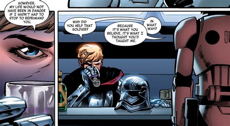 A Look At Captain Phasma With Her Helmet Off In Today S Age Of