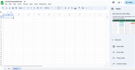 Comment créer un tableau dans Google Sheets Un guide achevé
