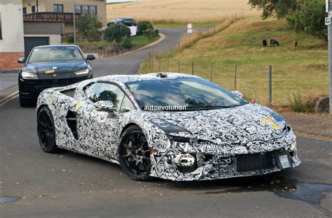 2025 Lamborghini Huracan Successor Gets The Unwrap Treatment Albeit