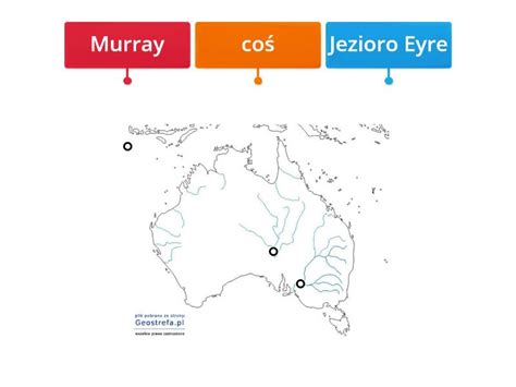 Rzeki I Jeziora Australii Labelled Diagram