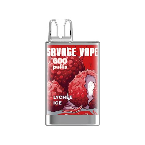 Original Savage Crystal 600 Puffs Disposable E Cigarettes Vape Pen Kit