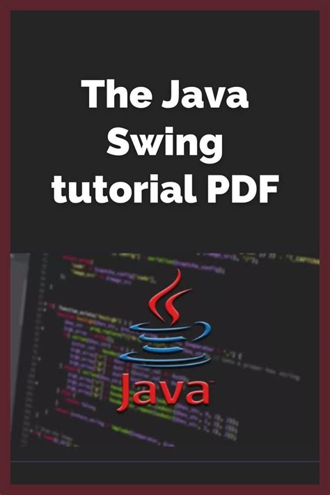 the java swing tutorial pdf artofit