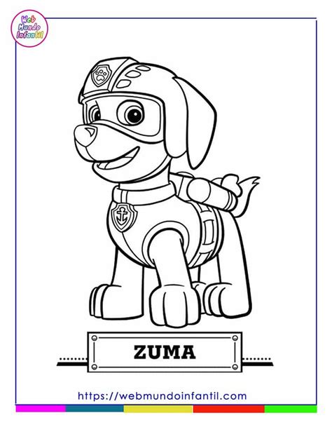 Dibujos De La Patrulla Canina Para Colorear E Imprimir