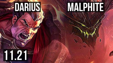 DARIUS Vs MALPHITE TOP Quadra 66 Winrate Legendary 12 3 5 NA