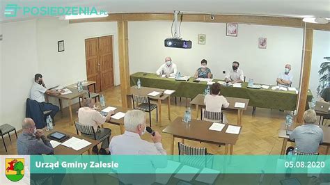 Sesja VIII kadencji Rady Gminy Zalesie transmisja na żywo YouTube