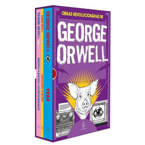 Box 3 Livros George Orwell Obras Revolucionárias Submarino