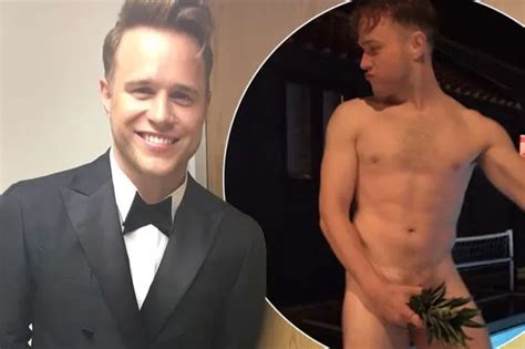 Olly Murs Covers His Manhood With A Pineapple As He Poses Completely
