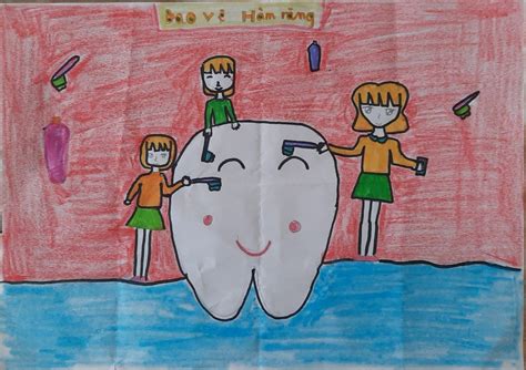 Vẽ Tranh Nha Học Đường Vẽ Tranh Nụ Cười Trẻ Thơ Rạng Rỡ