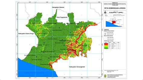 Kondisi Topografi Website Pemerintah Kabupaten Bantul