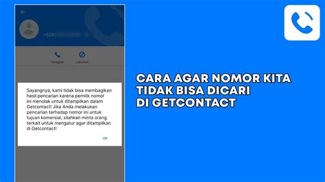 Cara Menghapus Nama Tag Di Getcontact Agar Nomor Kita Tidak Bisa