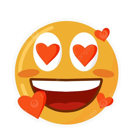 Love Eyes Emoji PNG Vector PSD And Clipart With Transparent