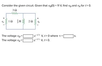 Answered Consider The Given Circuit Given That Bartleby