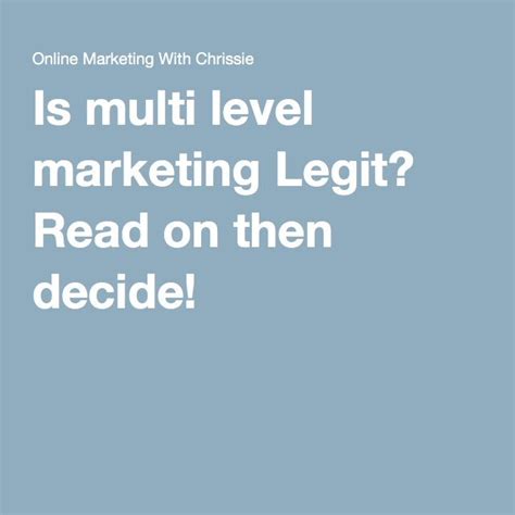 Multi Level Marketing Leggings Documentary Evidence