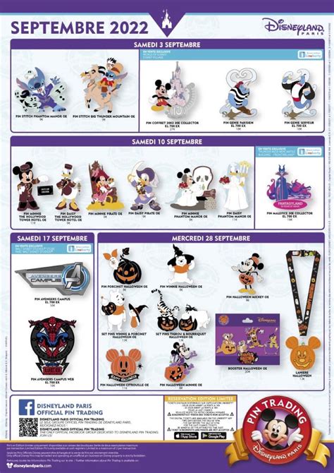 Disneyland Paris September Pin Releases Disney Pins Blog