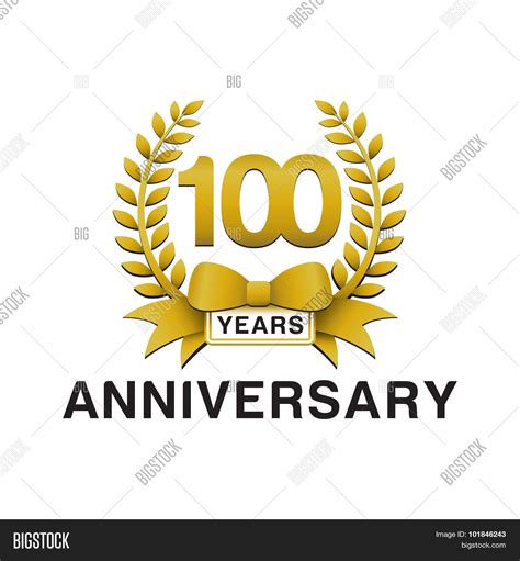 100th Anniversary Vector Photo Free Trial Bigstock