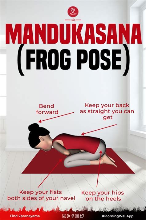 A Poster With Instructions On How To Use The Mandakasaa Pose For Yoga