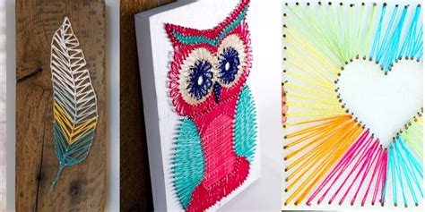 Insanely Creative String Art Projects Diy Projects For Teens