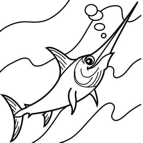 Dibujos De Pez Espada Para Colorear Dibujos Online
