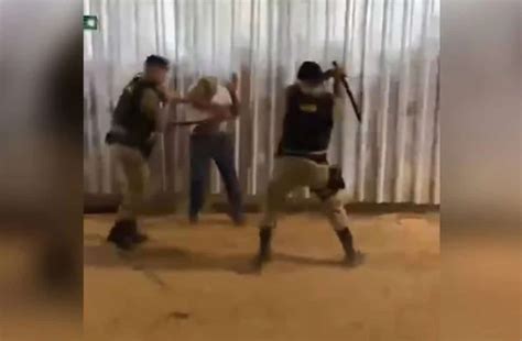 VÍDEO homem acusado de assediar mulheres é pego pela PM e leva a pior