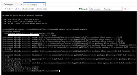 Azure Ml Seaborn Module Not Found Concurrency