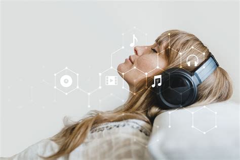 Woman Listening Music Digital Remix Premium Photo Rawpixel